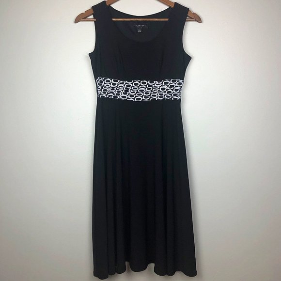 Perceptions | Dresses | 325 Perceptions Sleeveless Printed Midi Dress ...